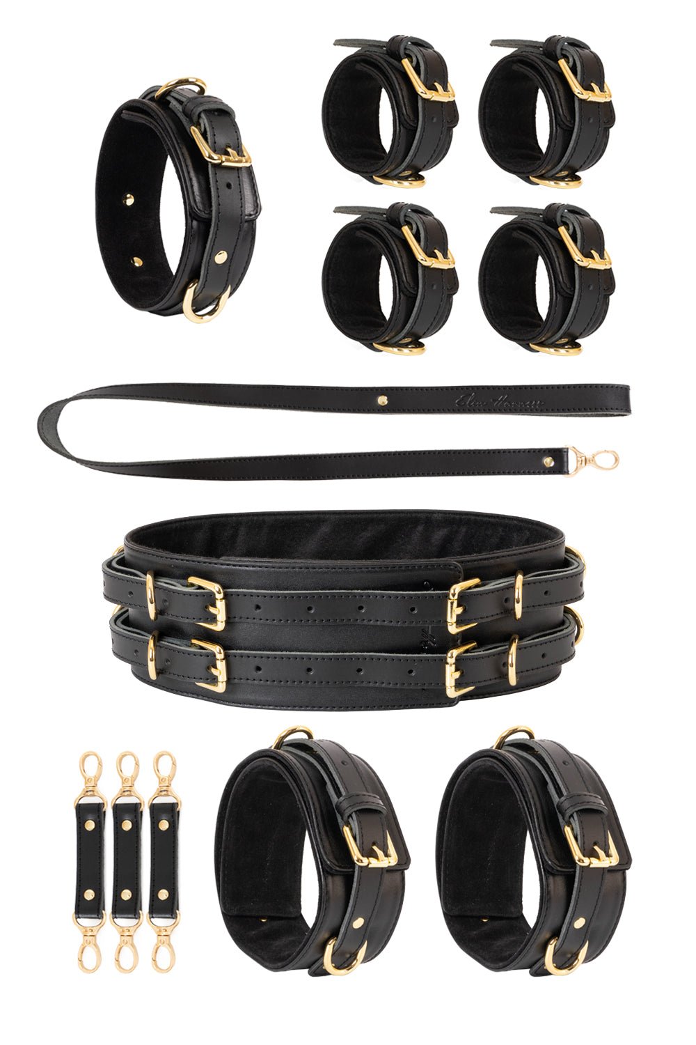 5 in 1 Leather Harness Bondage Set. 10 colors