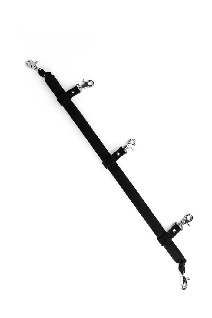 Neoprene 5 Point Faux Leather Spreader Bar with cuff hooks