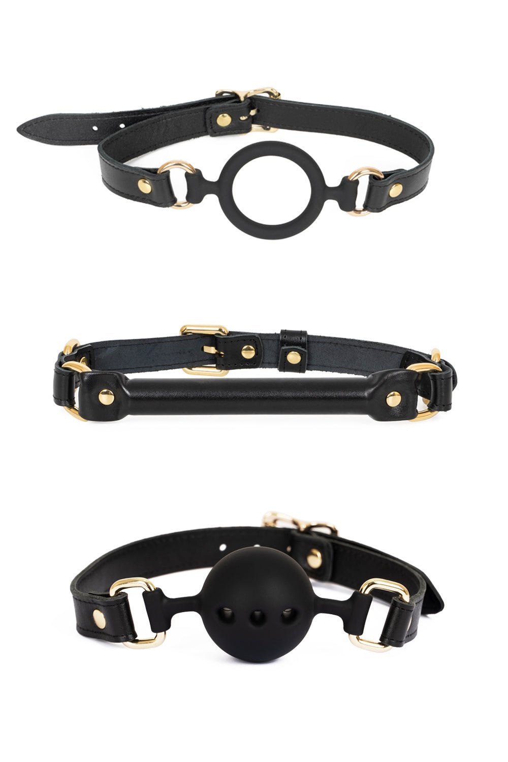 Set of 3 Mouth Restraints. 10 colors