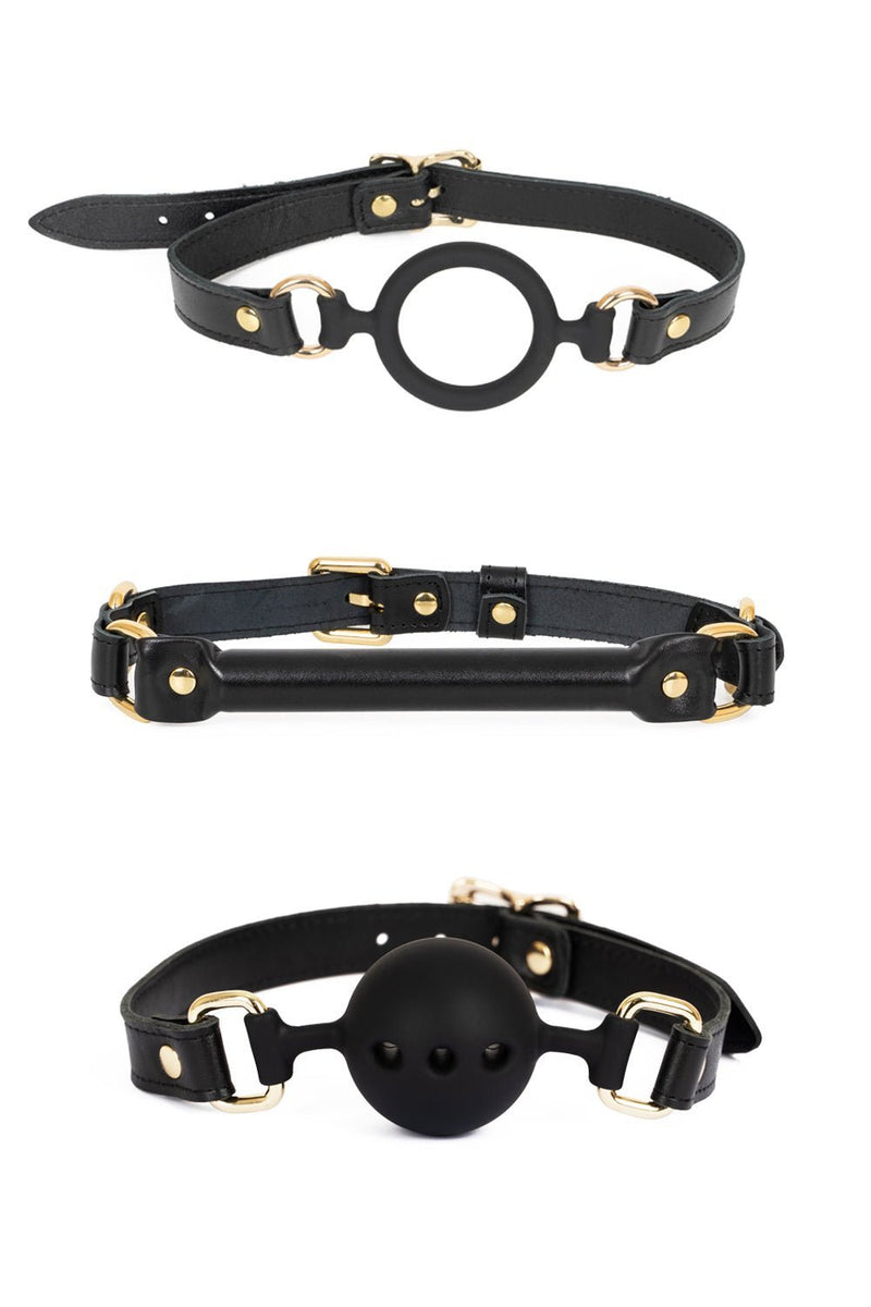 Set of 3 Mouth Restraints. 10 colors